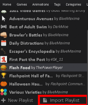 Playlists - Flashpoint Datahub