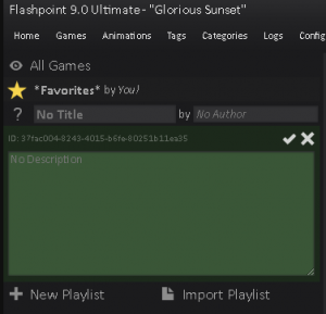 Playlists - Flashpoint Datahub
